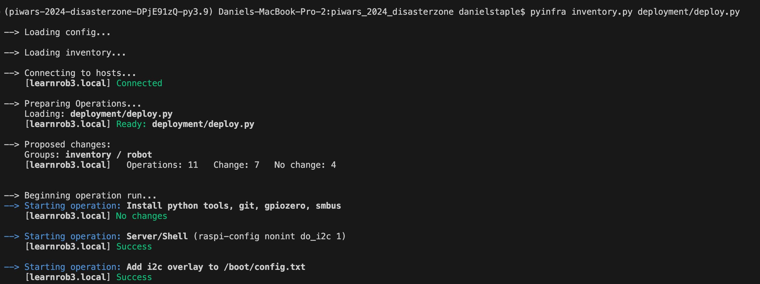 Managing A Raspberry Pi With Pyinfra Orionrobots Learn To Build Robots At Home